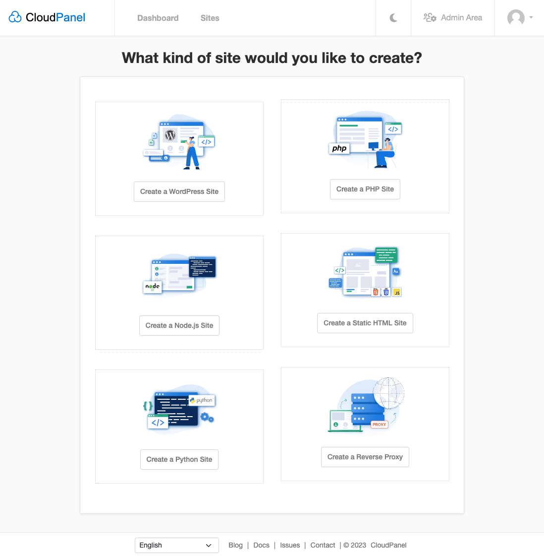 CloudPanel : une interface de gestion de serveur web gratuit