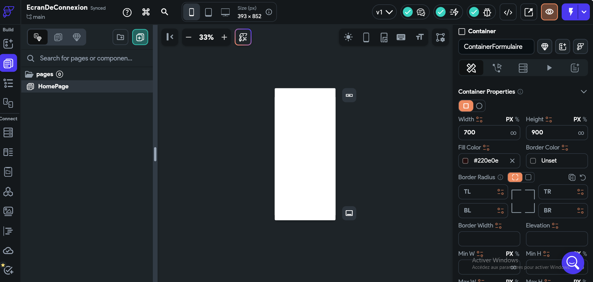 Flutterflow Créer Le Design Dun écran De Connexion Responsive Applize